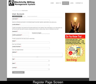 Electricity billing-system-screens | PDF
