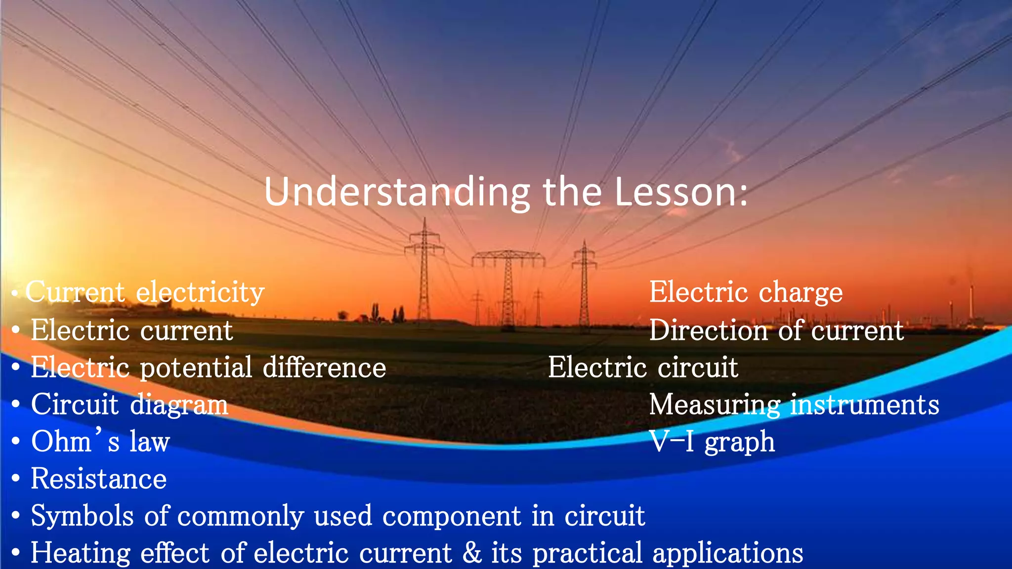 Electricity- Class-X-CBSE | PPTX