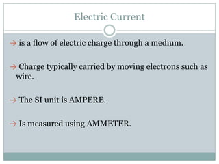 Electricity | PPTX