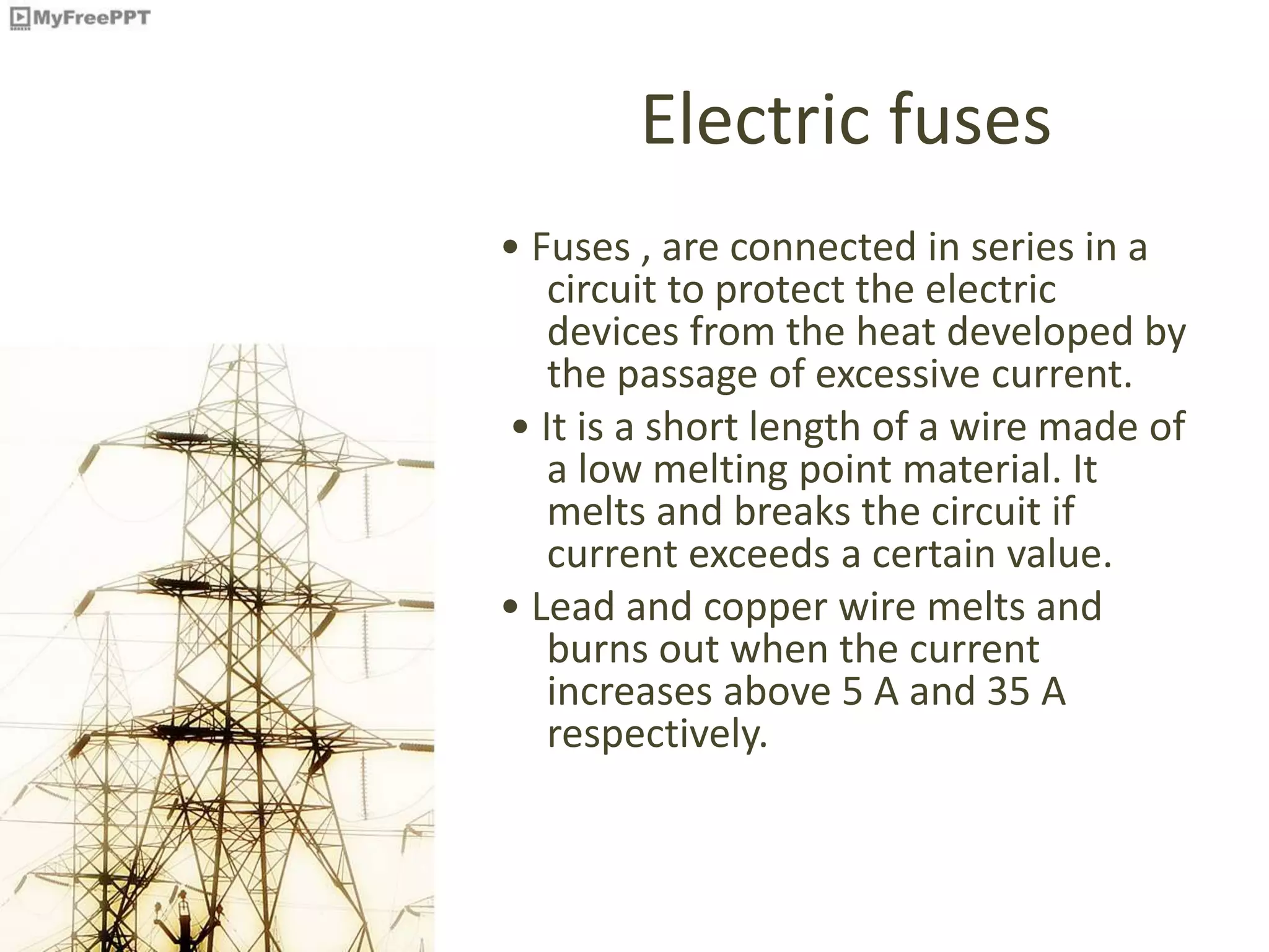Electricity heating effect of electric current Priya Jha | PPTX