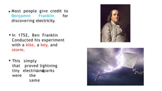 electricity-history and their discoveries | PPTX