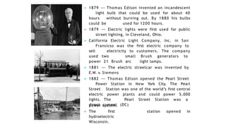 electricity-history and their discoveries | PPTX