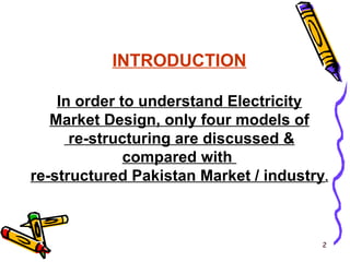 Electricity Market Model By Riffat Rizvi | PPT