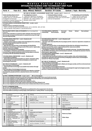 Electricity - physical world - unit plan for 5-7 year olds | PDF | Home ...