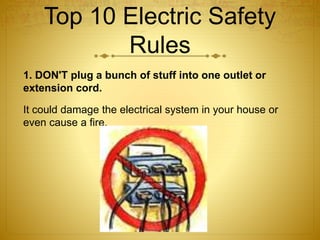 Electricity safety | PPT