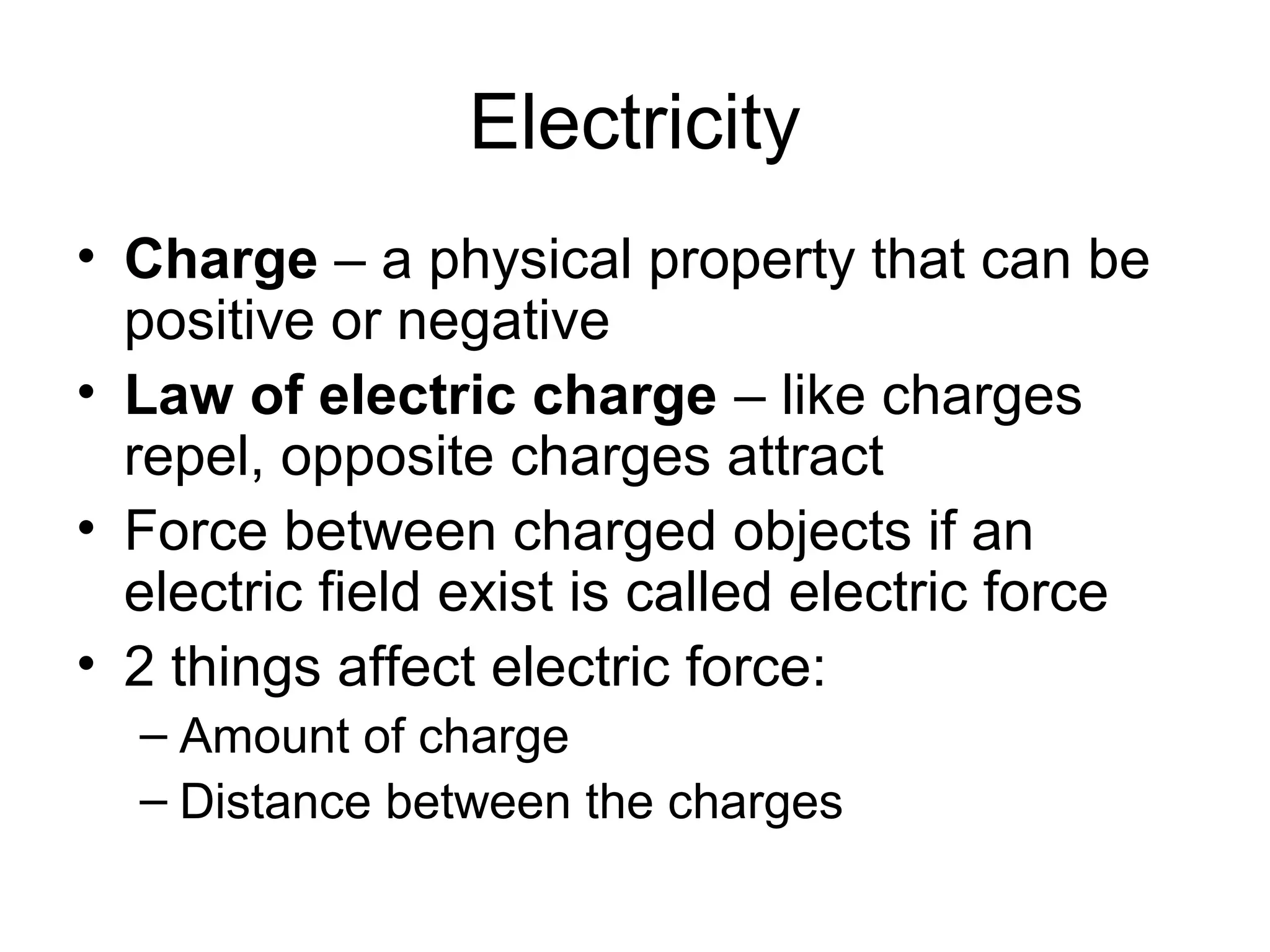 Electricity (1) | PPT
