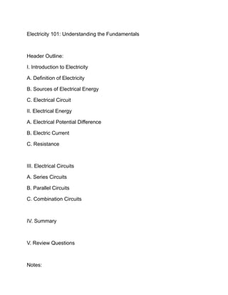 Electricity 101 Understanding the Fundamentals.pdf