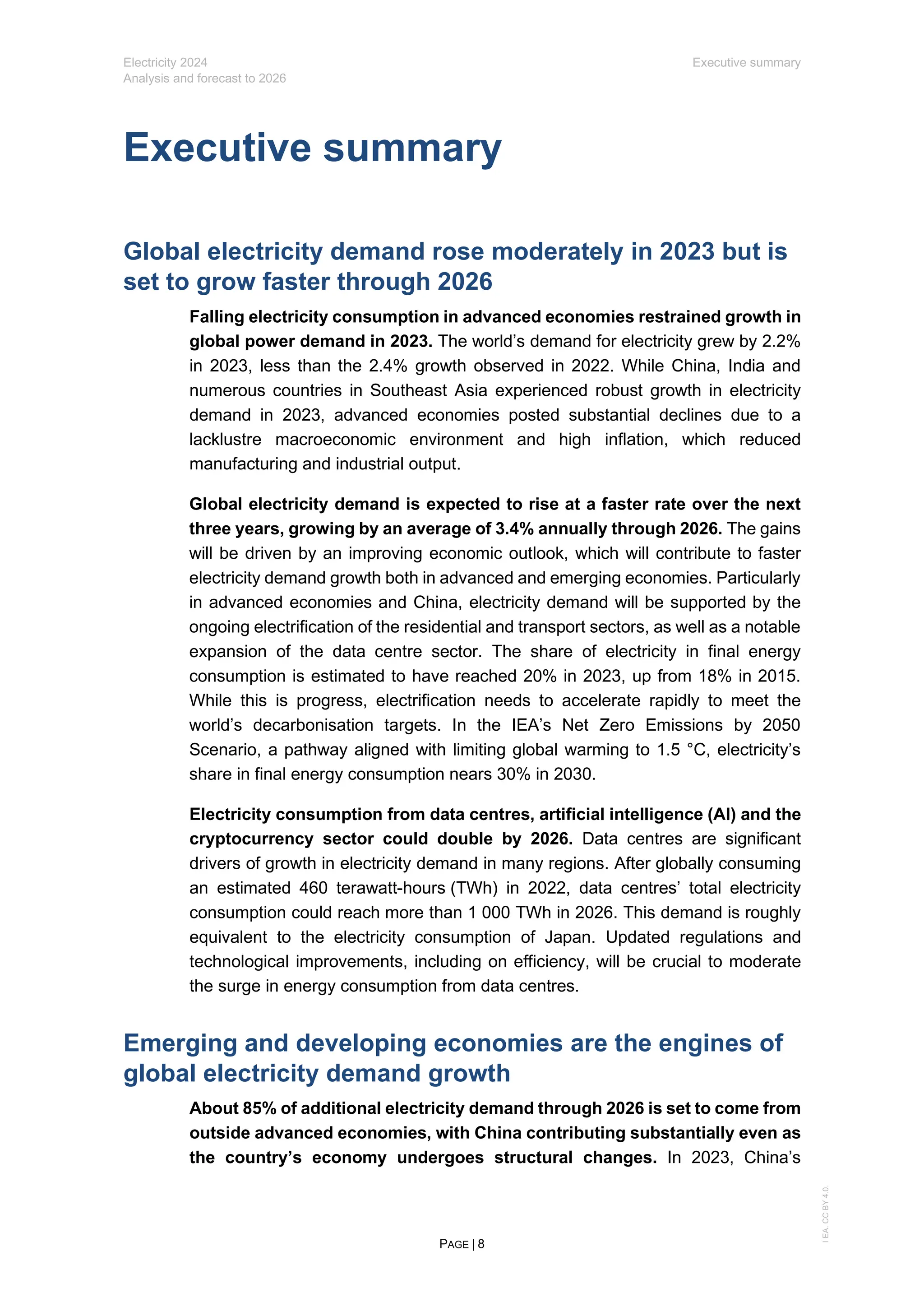 IEA Global Electricity Report | PDF