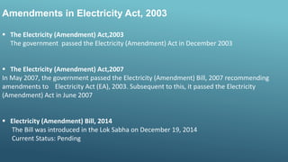 Electricity act 2003 | PPTX