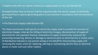 Electricity act 2003 | PPTX