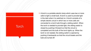 Electricity and circuits | PPTX