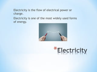 Electricity and Circuits class 6 science.ppt