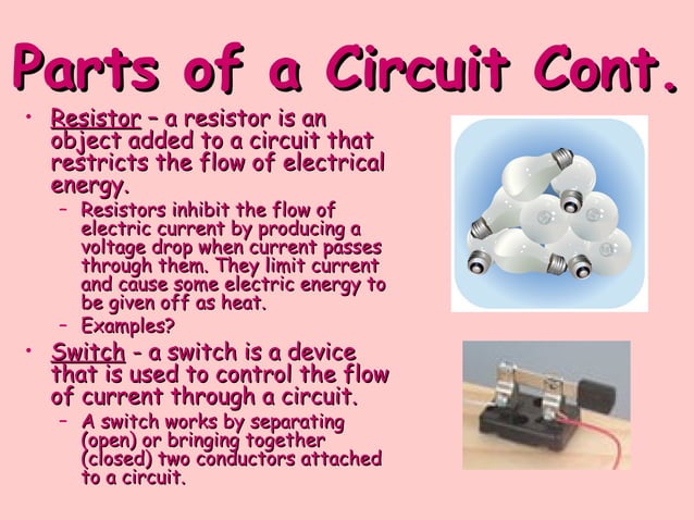 Electricity and Circuits power point presentation | PPT