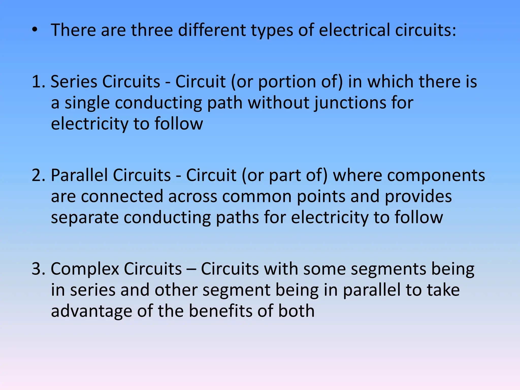 Electricity and Electrical Circuits - powerpoint.pptx | Chemistry | Science