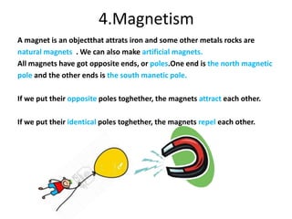 Electricity and magnetism | PPTX | Physics | Science