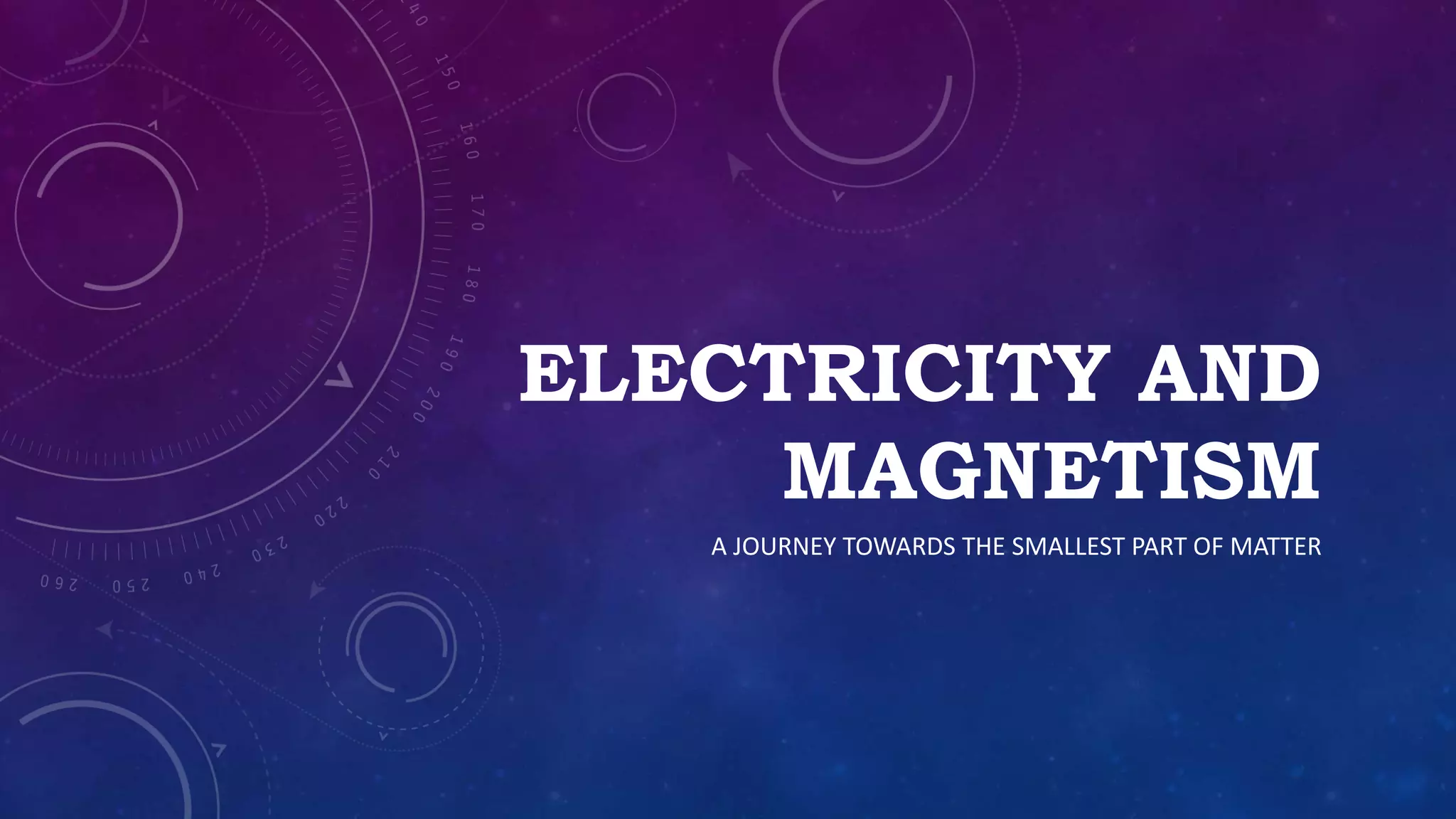 Electricity and magnetism | PPTX