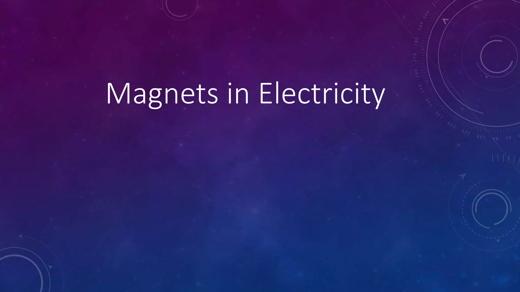 Electricity and magnetism | PPTX