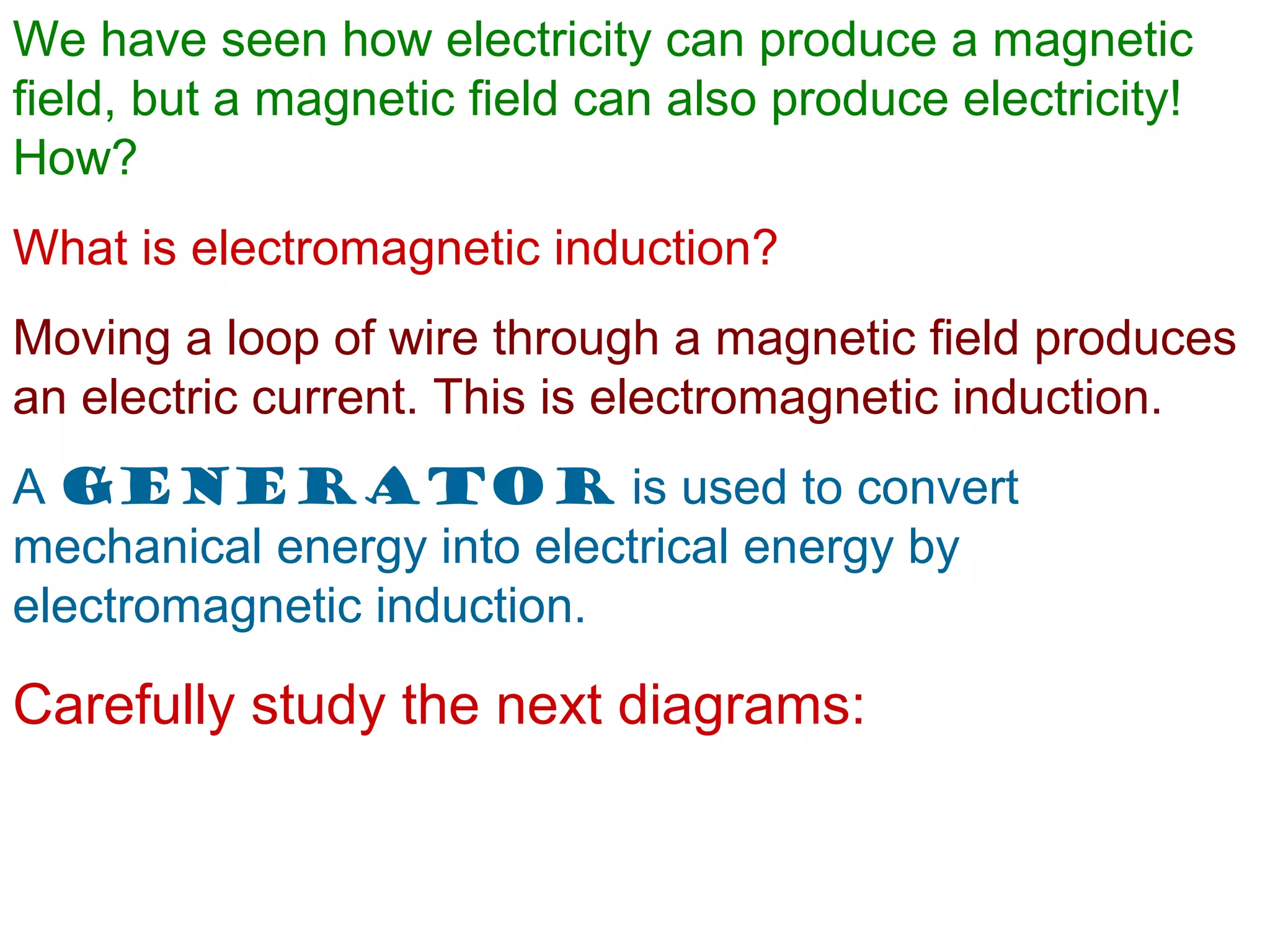 Electricity and magnetism | PPT