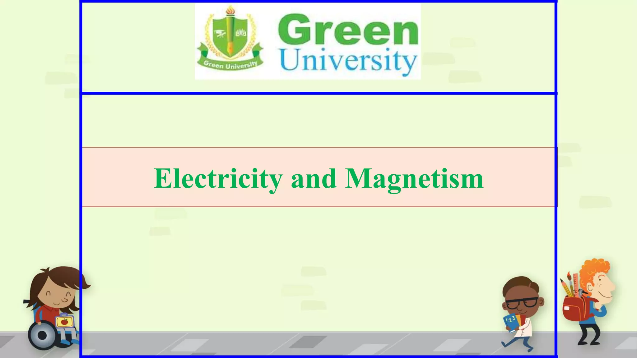 Electricity and magnetism | PPT