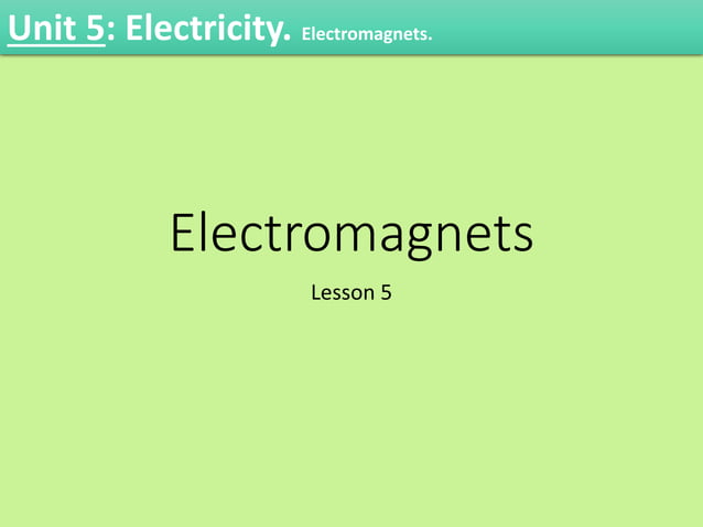 Electricity and Magnetism Notes.pptx