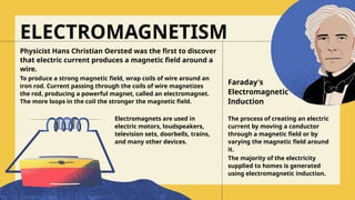 Electricity and Magnetism Physical Science Presentation in Colourful ...