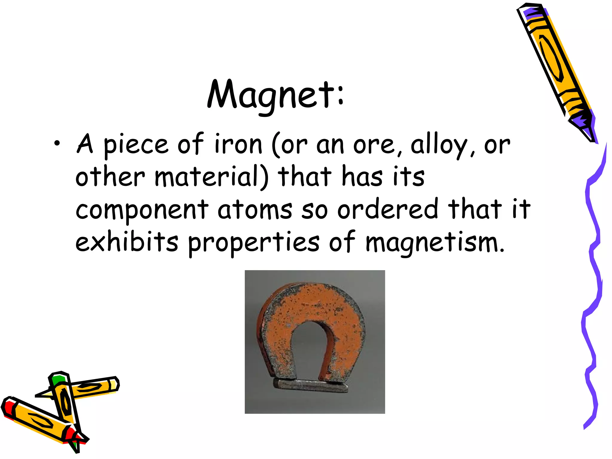 Electricity and magnetism vocabulary | PPT