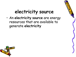 Electricity and magnetism vocabulary | PPT