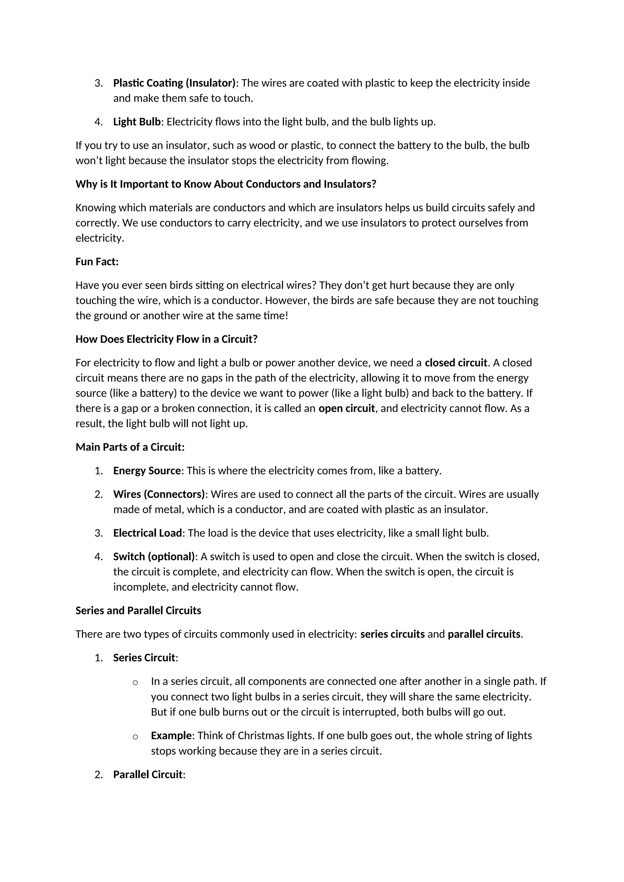 Electricity and Small Light Bulb grade 3.docx