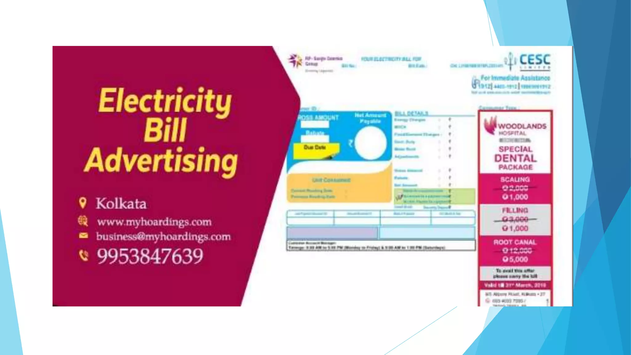 Electricity bill advertising | PPTX