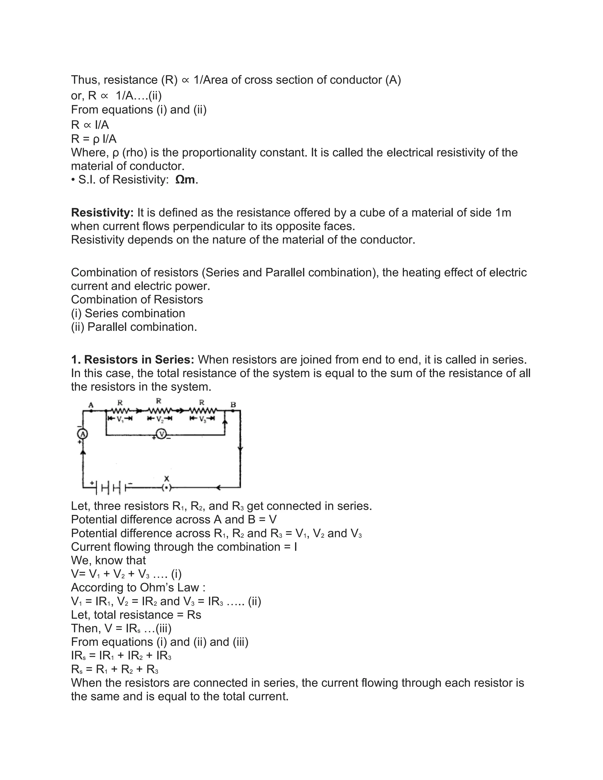 Electricity class x | PDF