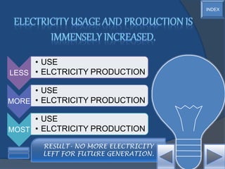 Electricity conservation | PPTX