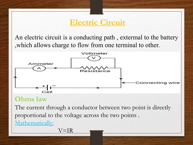 Electricity,electric charge,electric current and electric circuit | PPT