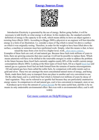 Electricity Essay | PDF | Science