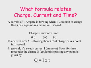 Electricity | PPT | Physics | Science