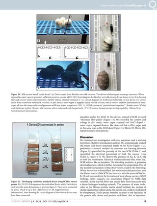 Electricity from silk cocoon membranes | PDF