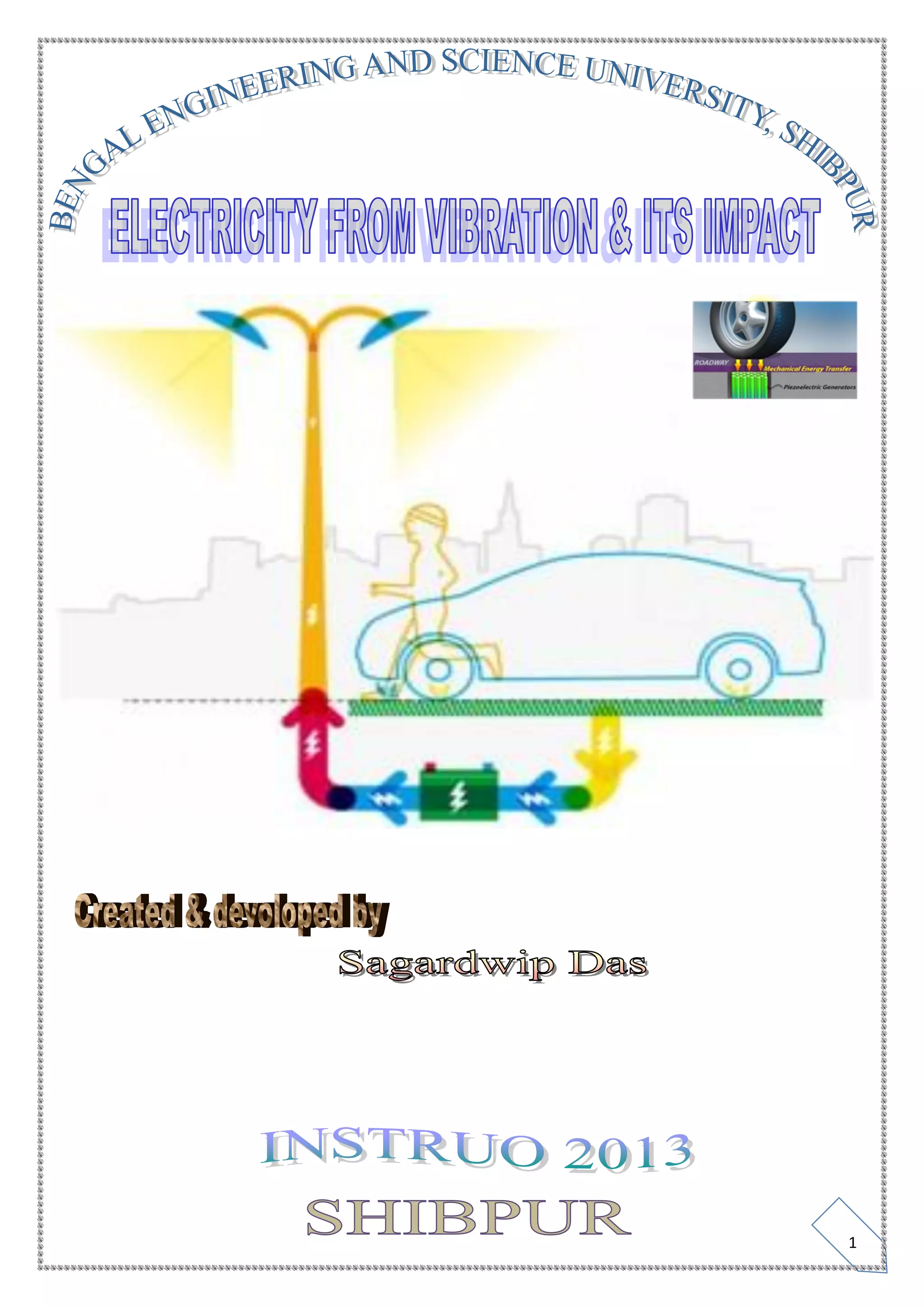 Electricity from vibration & its impact | PDF