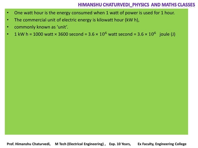 Electricity full chapter | PPT