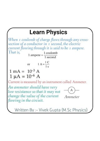 Electricity Complete Note - (Science 8 & 10) | PDF