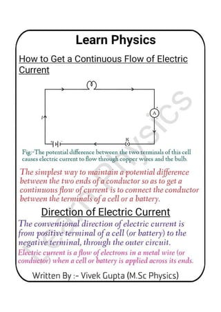 Electricity Complete Note - (Science 8 & 10) | PDF | Physics | Science