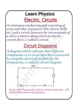 Electricity Complete Note - (Science 8 & 10) | PDF | Physics | Science