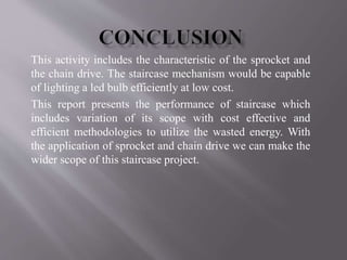 Electricity generating staircase | PPTX