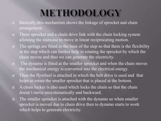 Electricity generating staircase | PPTX