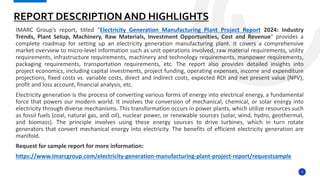 Electricity Generation Manufacturing Plant Project Report.pdf