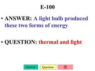 Electricity jeopardy | PPTX