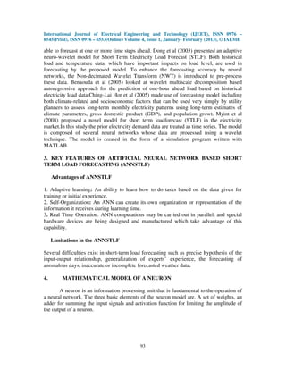 Electricity load forecasting by artificial neural network model | PDF | Artificial Intelligence ...