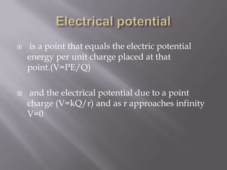 Electricity & magnetism | PPTX | Physics | Science