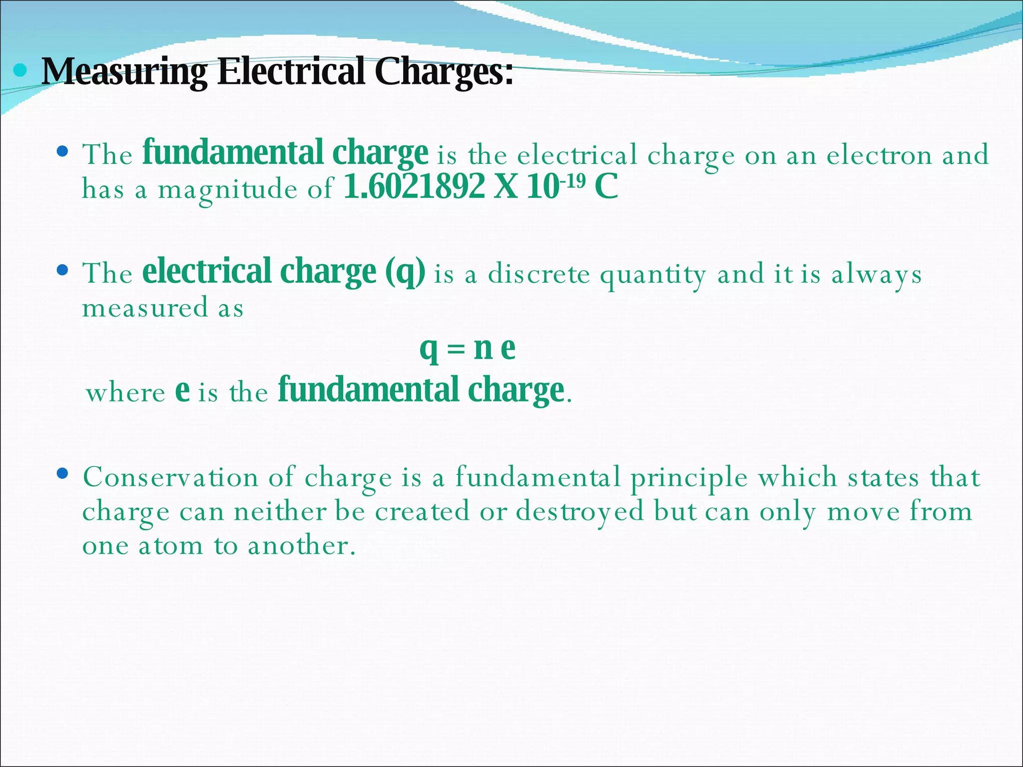 ELECTRICITY AND MAGNETISM | PPT
