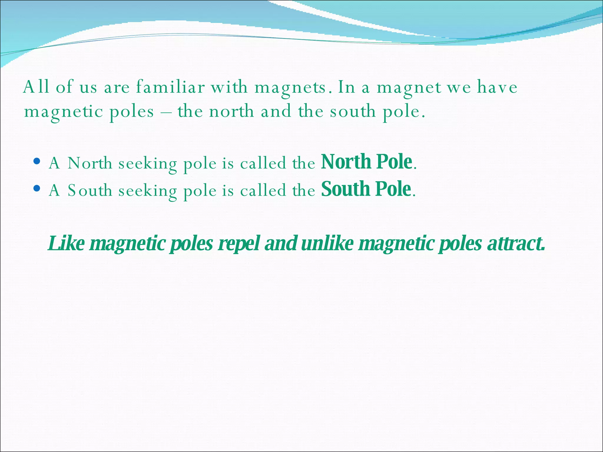 ELECTRICITY AND MAGNETISM | PPT