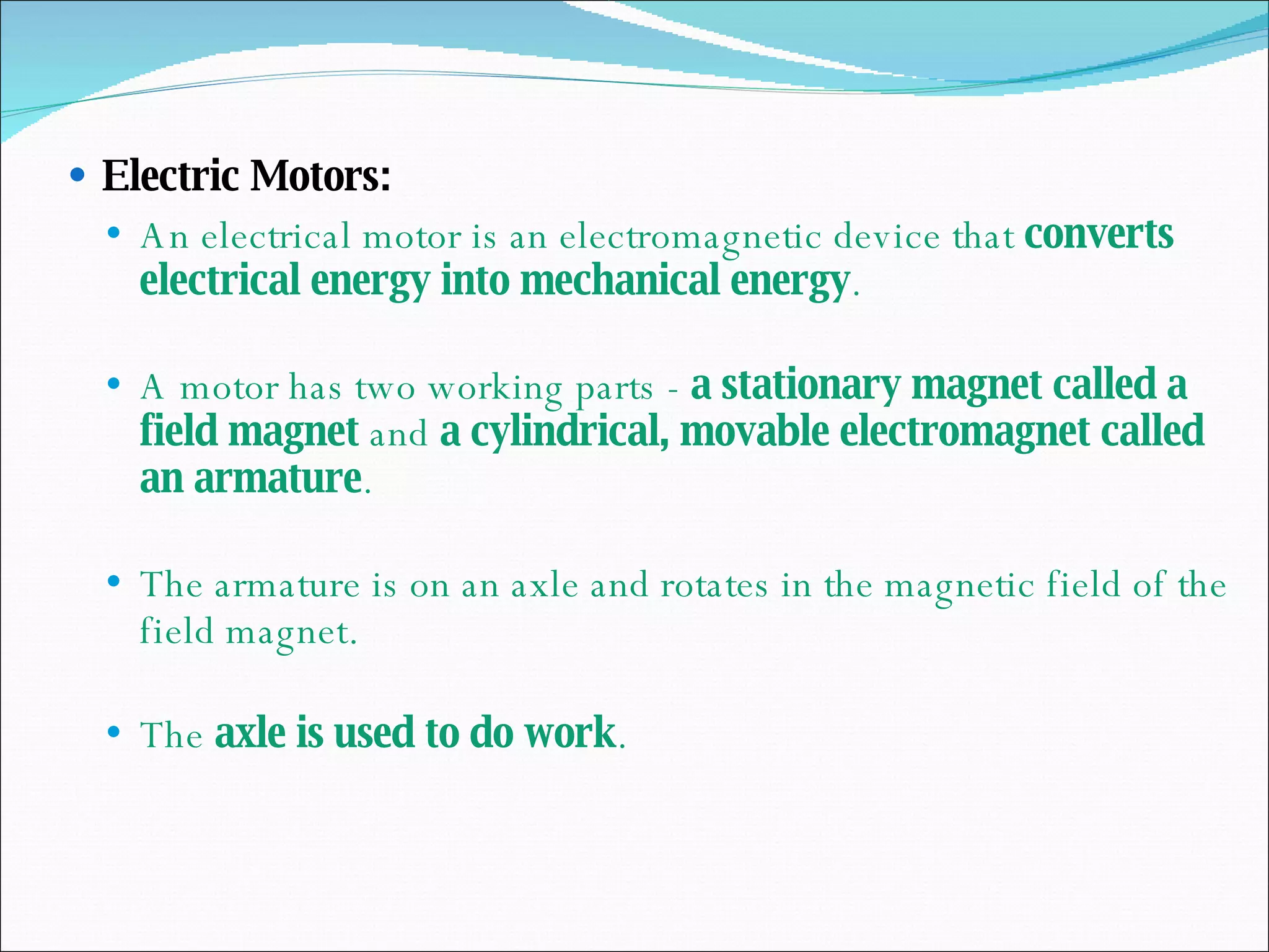 ELECTRICITY AND MAGNETISM | PPT