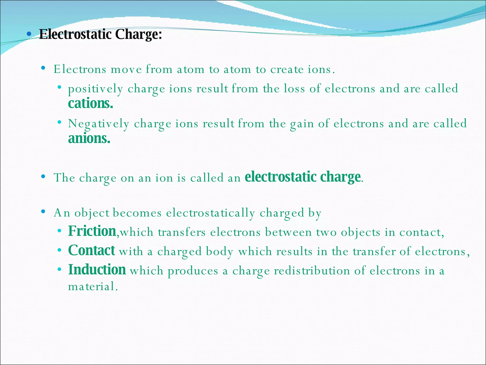 ELECTRICITY AND MAGNETISM | PPT